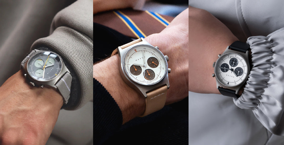 MUS Solar Chrono Watches ｜Three Strap Options for Versatile Styles ...
